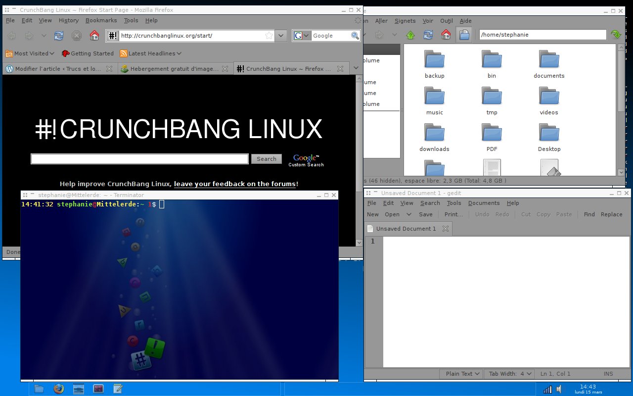 Installation de Crunchbang Linux | Trucs et logiciels