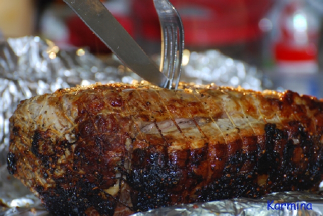 Mon méchoui de porc